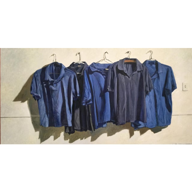 Eric Forstmann Realist Still Life Oil Painting, Blue Notes, 2020 | Chairish