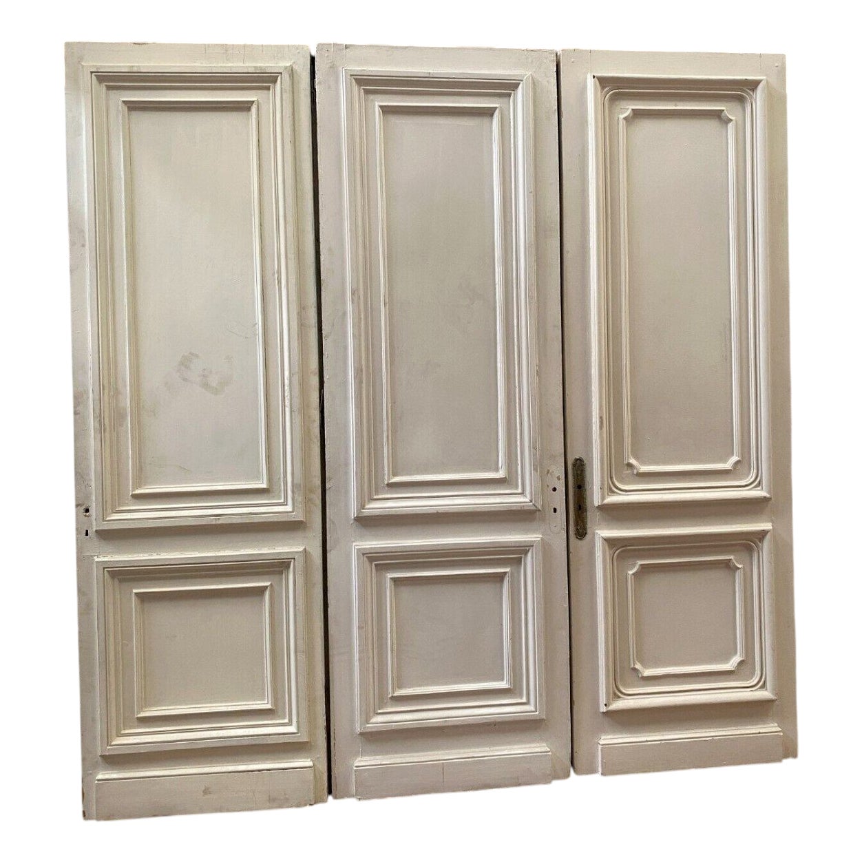 Double-Sided Molded Passage Doors, 1800s, Set of 3 | Chairish