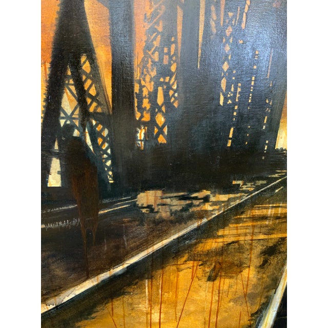 Contemporary Charlie Hunter Oil on Canvas Painting | Chairish