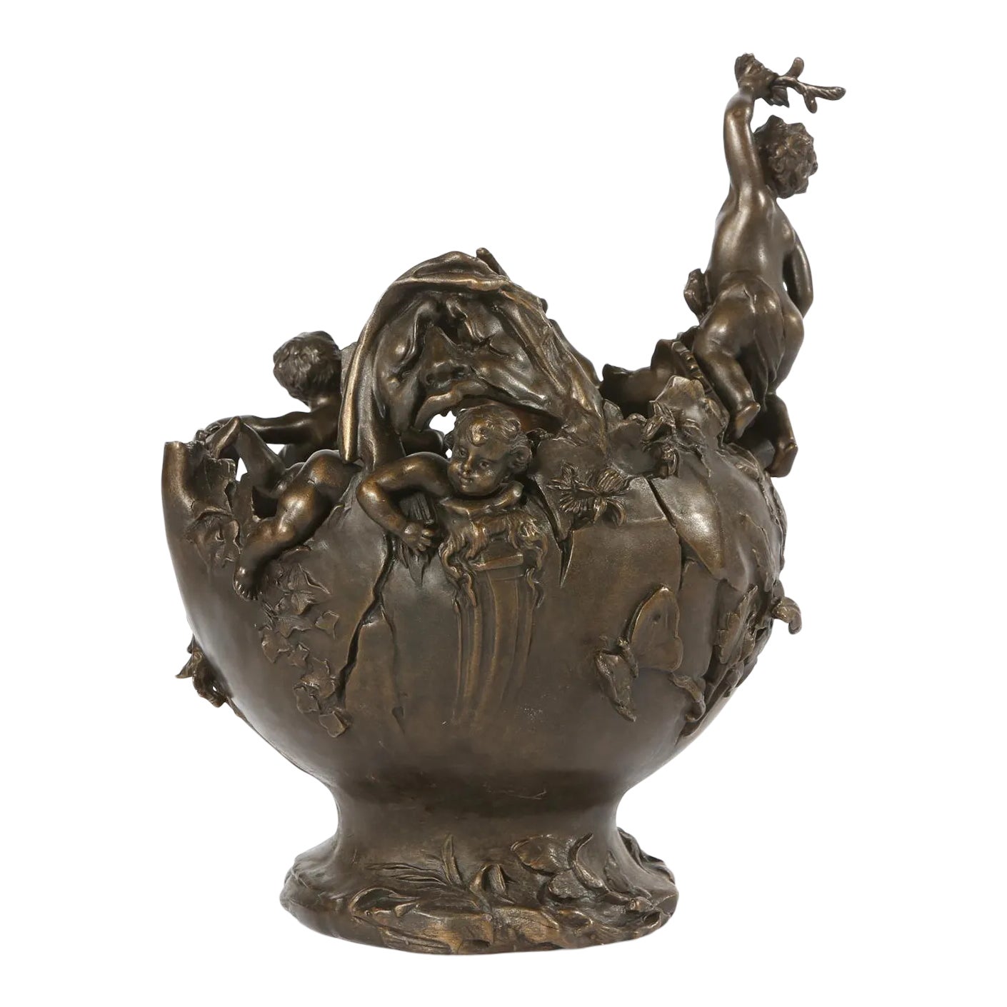 Early 20th Century Bronze Decorative Centerpiece | Chairish
