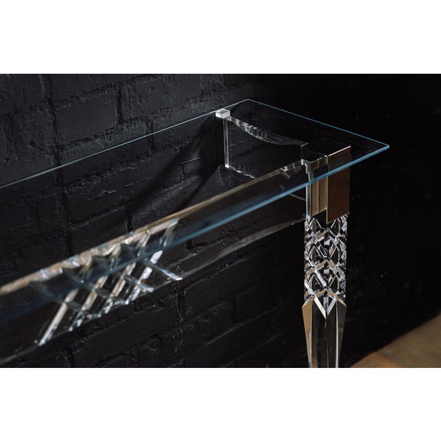 Acrylic Console Table "Scarlett" | Chairish