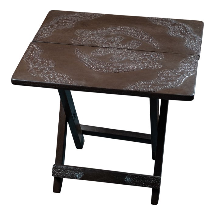 Vintage Ghana Folding Table, 2010s | Chairish