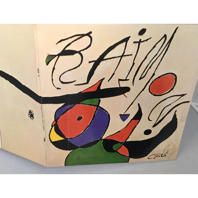 Joan Miró 1970s Vinyl Record Album Art | Chairish
