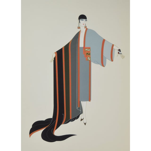 Erte Erté “Michelle” French Art Deco Flapper Limited Edition ...