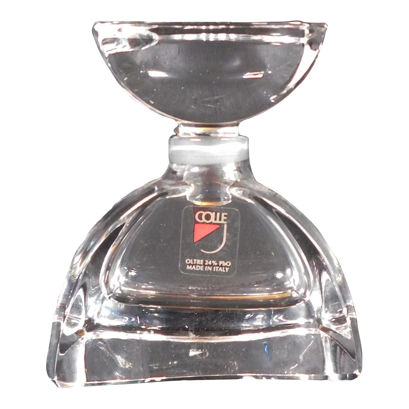 1950s Colle Crystal Perfume Bottle From Italy | Chairish