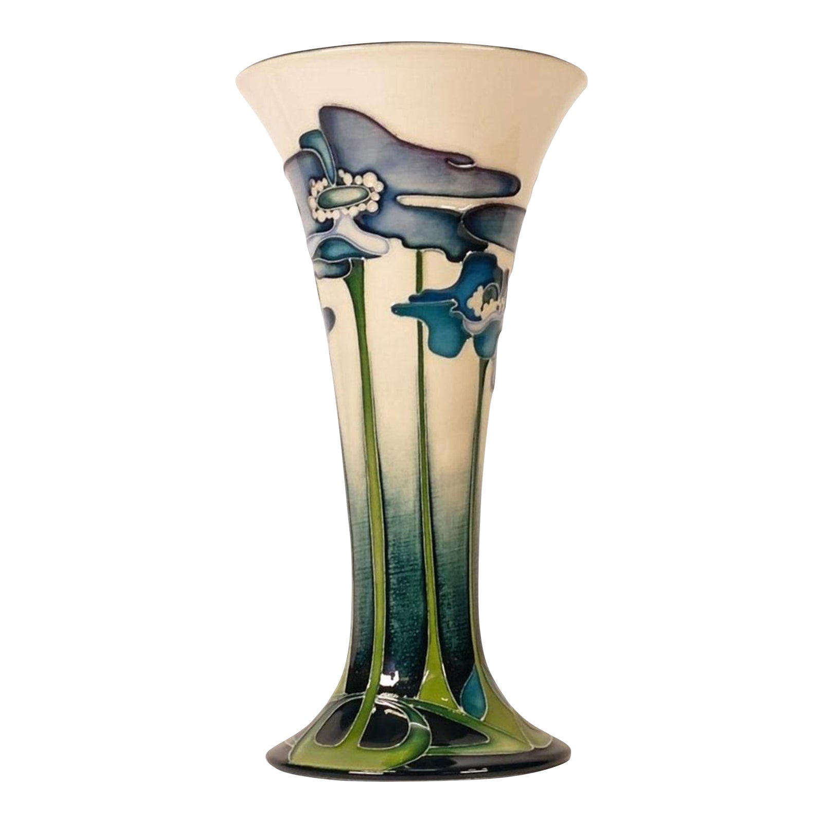 Moorcroft Pottery Blue Heaven Trial Vase, Designed by Nicola Slaney ...