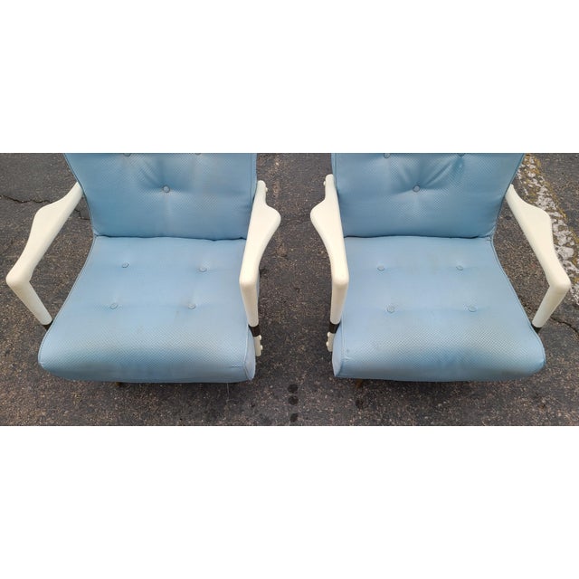1950s Mid Century Swivel Lounge Chairs - a Pair | Chairish