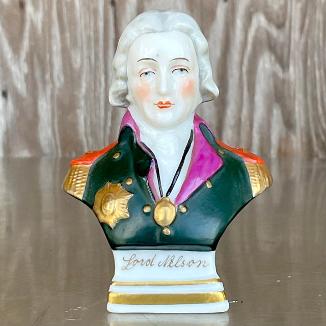 Vintage Regency Hand Painted Ceramic Figurine of Lord Nilson | Chairish