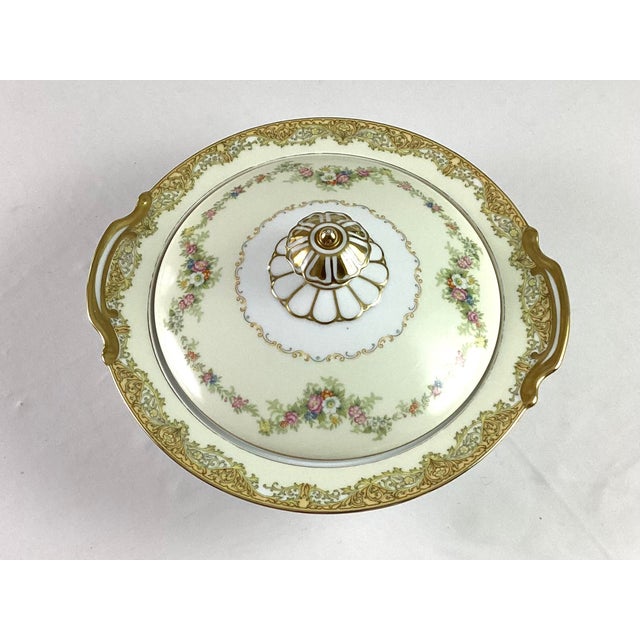 1930s Noritake Loyalo Pattern Covered Casserole Dish | Chairish