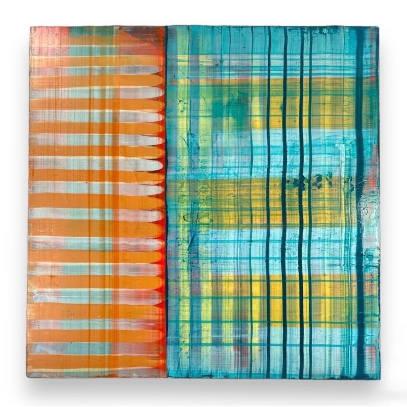 Paul Aho, Large Modernist Painting Contemporary Abstract Art Paul Aho ...