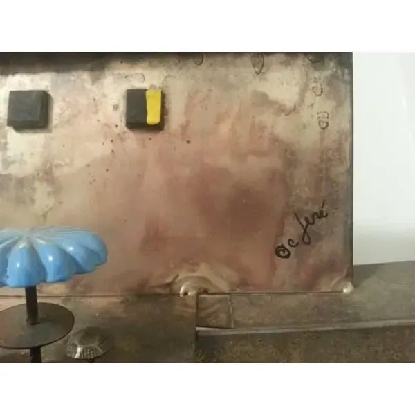 Curtis Jere Mixed Metals Sculpture Village and Cafe Scape 1960s | Chairish