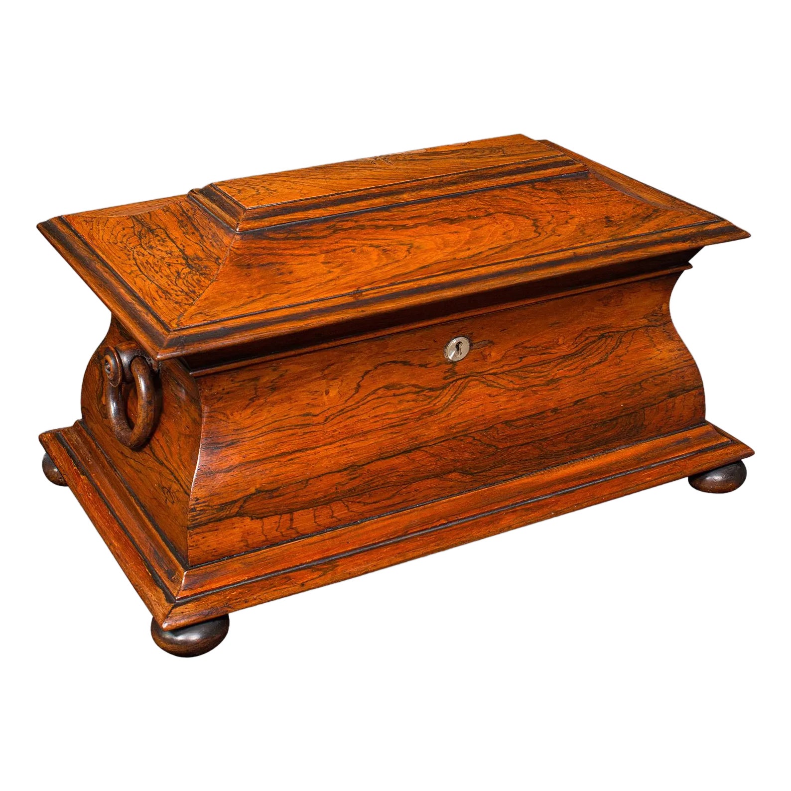 Antique Sarcophagus Loose Leaf Tea Caddy, Drawing Room, English ...