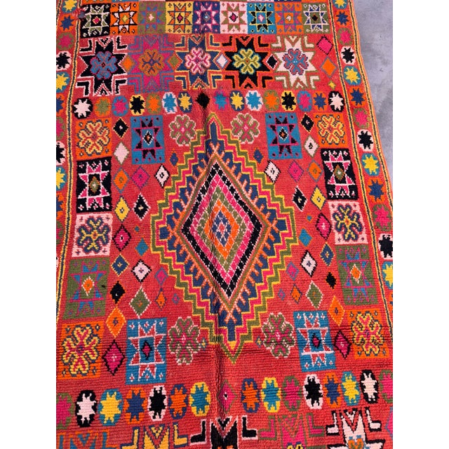 Vintage Moroccan Bohemian Rug | Chairish