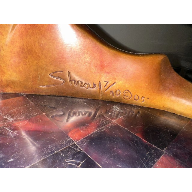 Shray Bronze Sculpture | Chairish