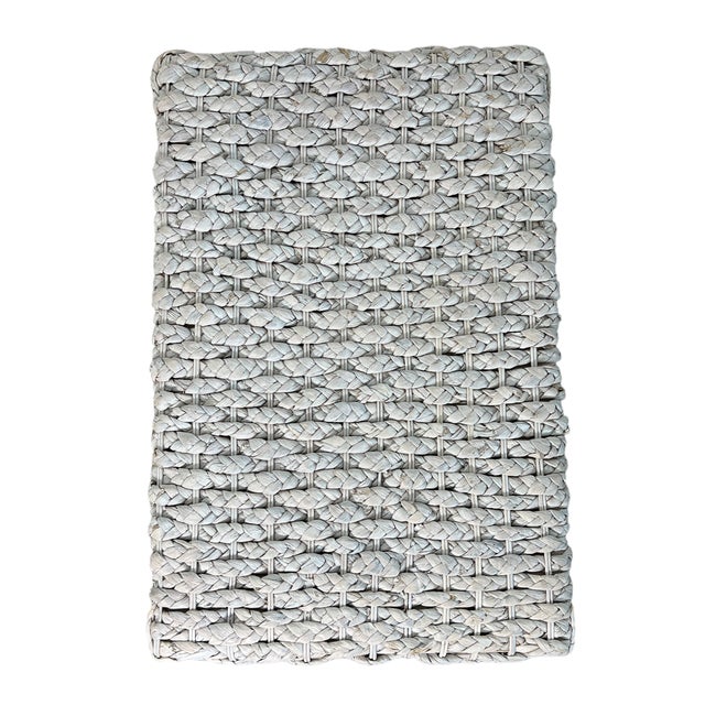 2 Braided Jute Waterfall End Tables | Chairish