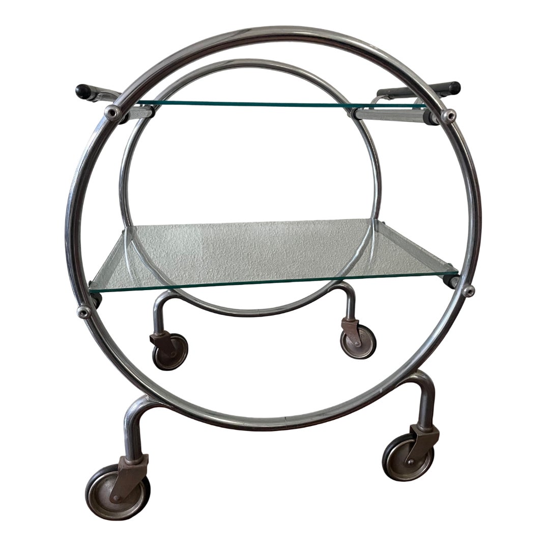Art Deco Drinks Serving Trolley, England, 1930s | Chairish