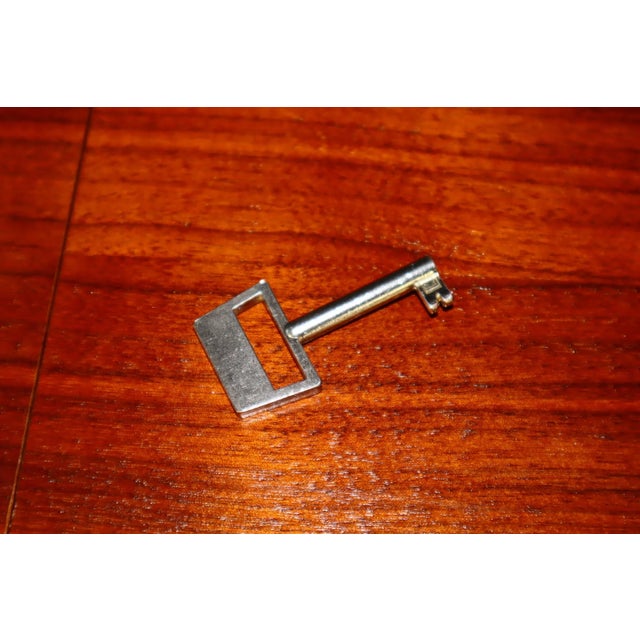 Vintage Teak Sewing Machine Cabinet Nah Collection by Horn With Key ...