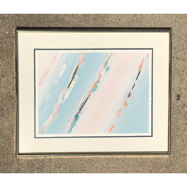 1980s Dena Montgomery Mixed Media Print | Chairish