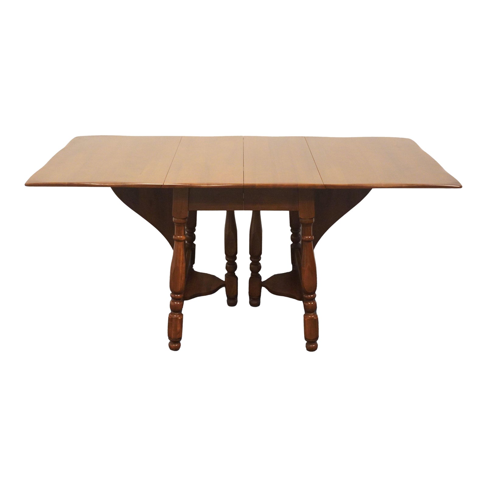 Abernathy Furniture Solid Hard Rock Maple Colonial Style 69" Butterfly ...