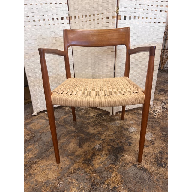 Mid 20th Century Style of Niels Moller Teak Dining Chairs Model 77 & 57 ...