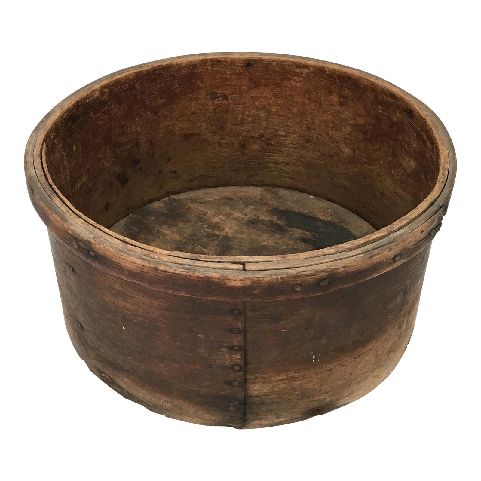 Large Size Antique American Rustic Country Primitive Steam Bent Oak ...