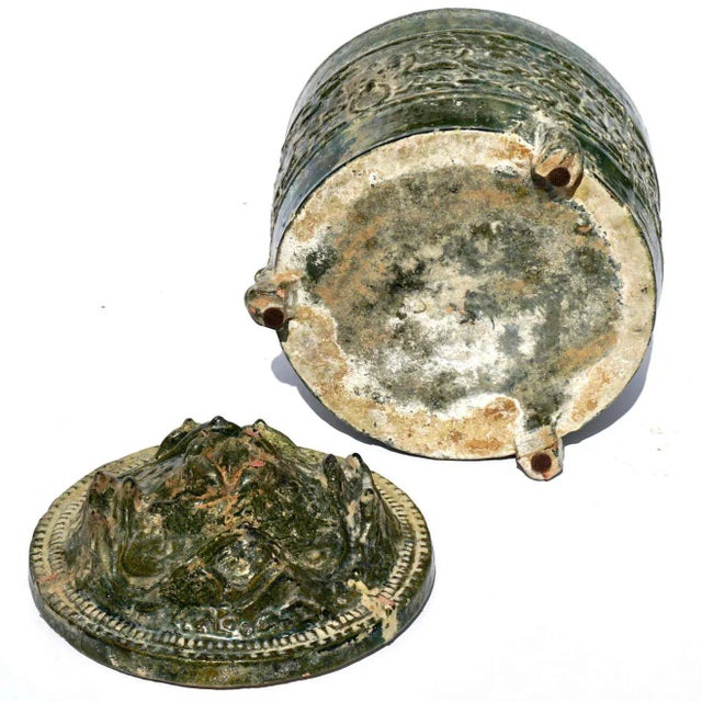 Han Dynasty Glazed Hill Jar | Chairish