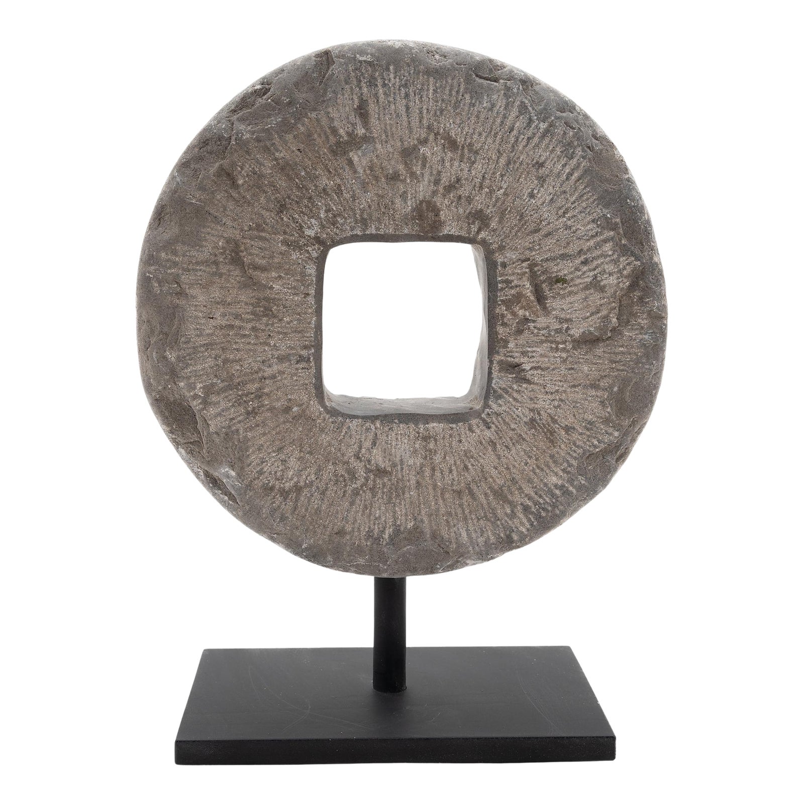 Chinese Prosperity Stone Disc, circa 1900 | Chairish