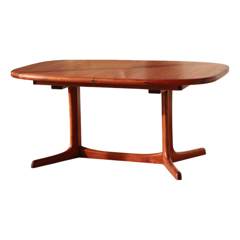Vintage Danish Teak Dining Table from Dyrlund, 1970s | Chairish