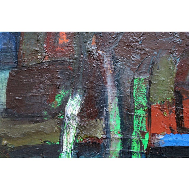 Aleksandr Rodin, Landscape by the River, Oil on Cardboard, 1970s | Chairish