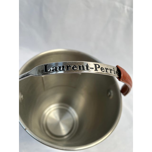Laurent-Perrier Stainless Steel Champagne Ice Bucket | Chairish