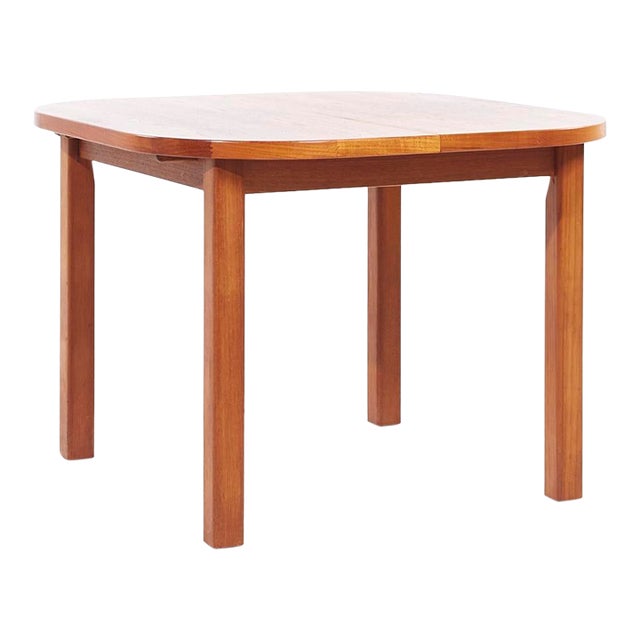 D-Scan Mid Century Teak Hidden Butterfly Leaf Expanding Dining Table ...