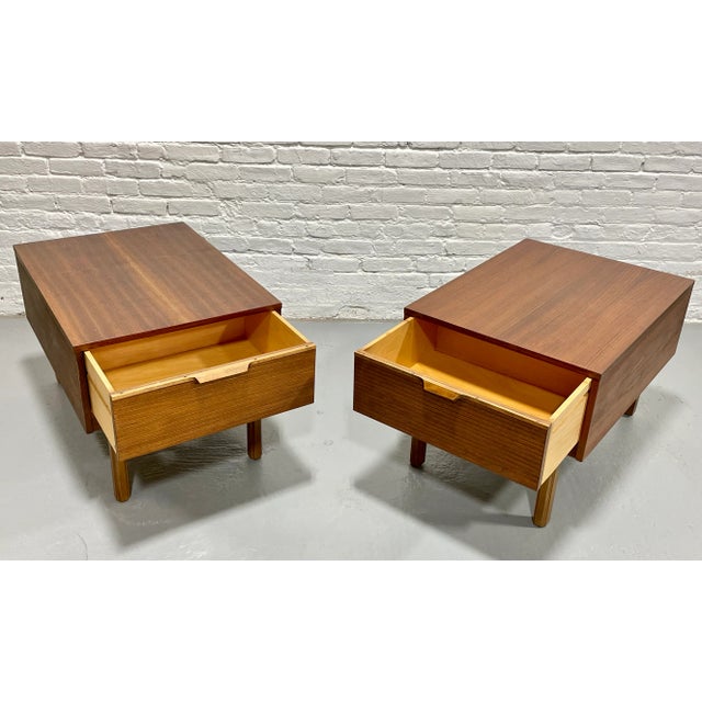 Mid Century Modern Walnut End Tables / Side Tables / Nightstands, C ...