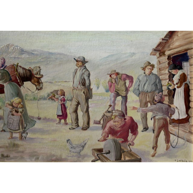 Elizabeth Lochrie The Peddler, 1949 | Chairish