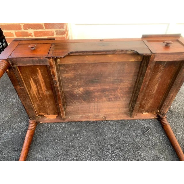 19th Century British Colonial Writing Desk With Slanted Top | Chairish