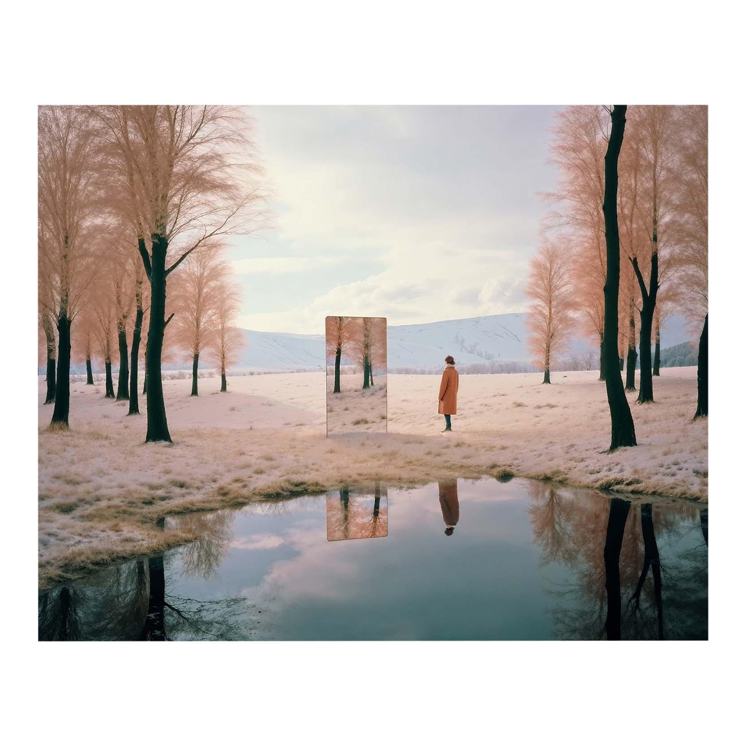 Self Reflection Art Print 8x10 - Unframed by Hana Katoba | Chairish