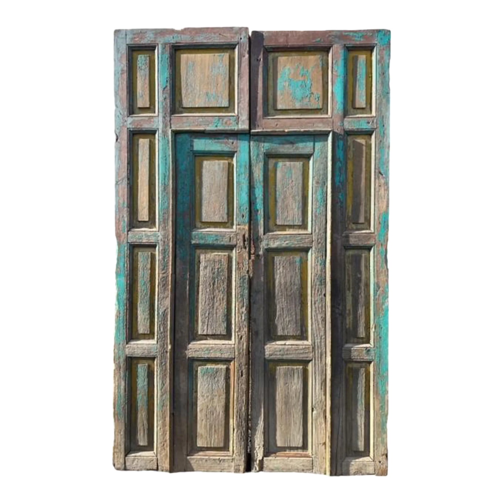 Late 19th Century Mexican Spanish Double Doors Doors Within the Doors ...
