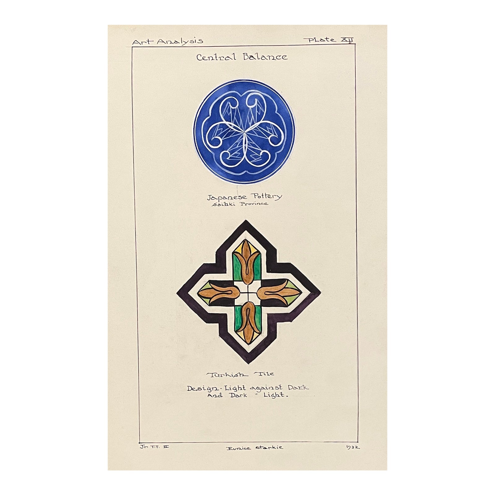 1932 Eunice Starkie Asian Decorative Arts Painting | Chairish