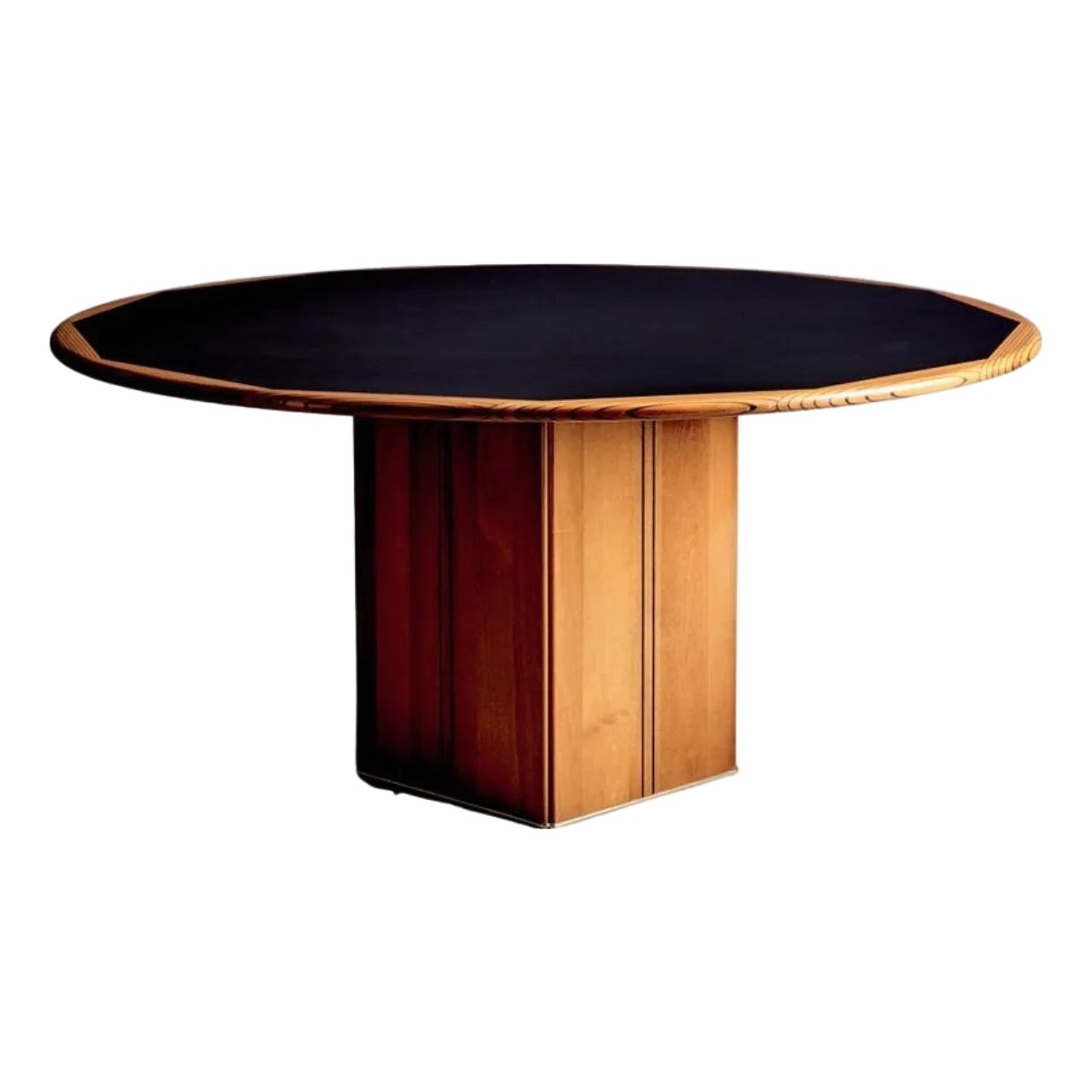 Afra and Tobia Scarpa for Maxalto Africa Round Dining Table | Chairish