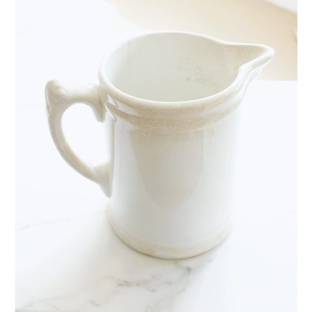 19thC. Homer and Laughlin Ironstone Pitcher | Chairish