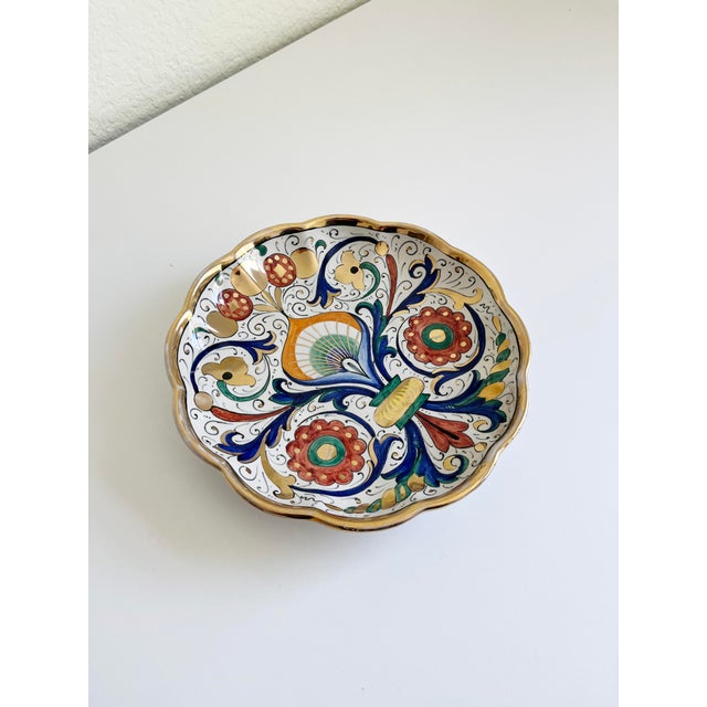 20th Century Deruta Majolica Decorative Wall Plate | Chairish