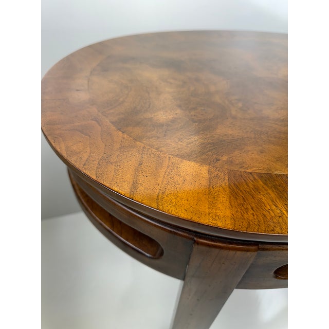 1960s Vintage Mid Century Drexel Heritage Oval Side Table | Chairish