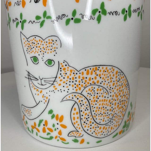 1970s Gloria Vanderbilt Cats Meow Sigma Taste Setter Planter | Chairish