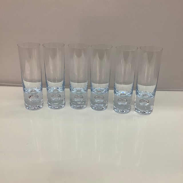 1970s Art Deco Mojito Glasses- Set of 6 | Chairish