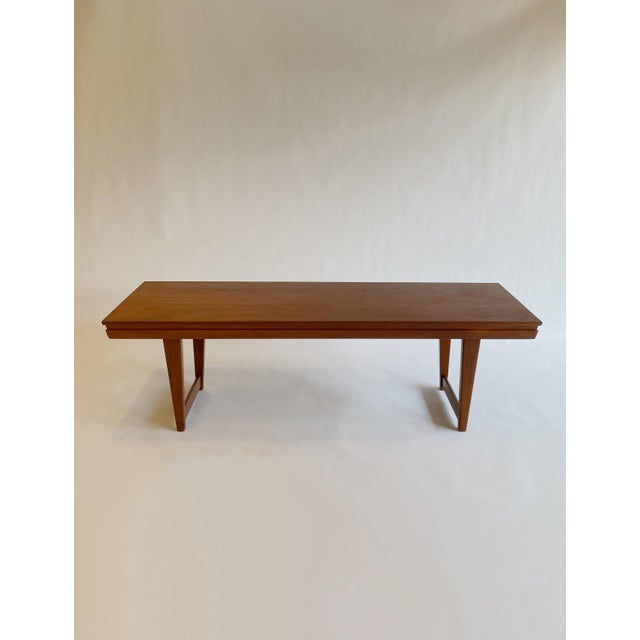 1960s Danish Slade Legs Mid Century Rosewood Coffee Table in the Style ...