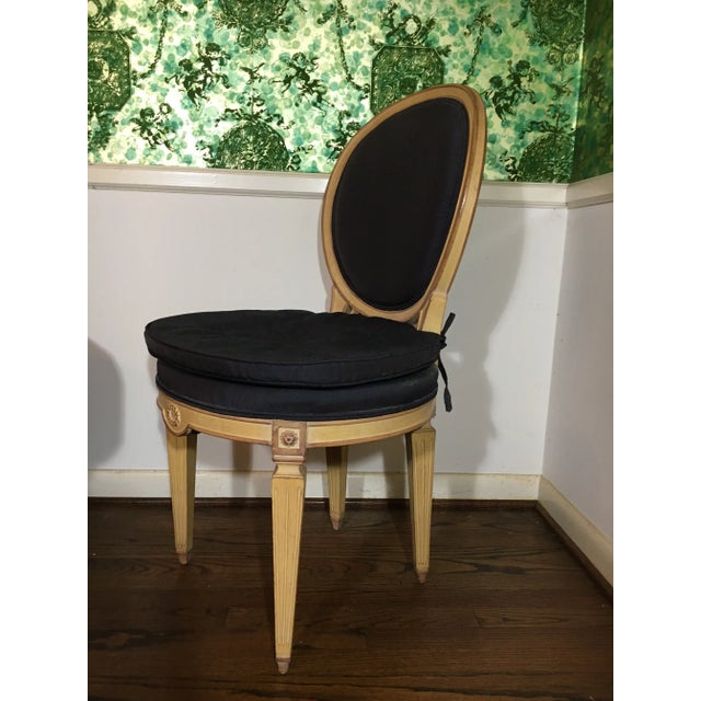 1960s French Balloon Back Side Chairs - a Pair | Chairish