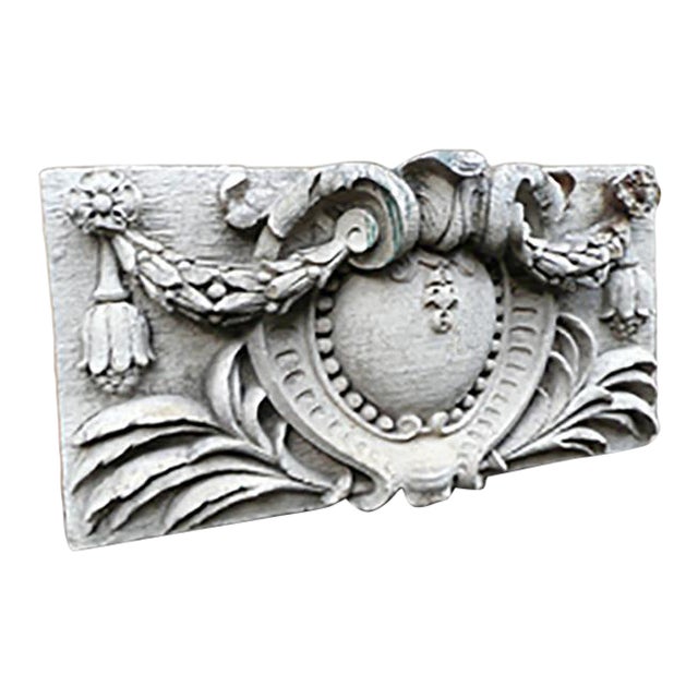 Early 20th Century Neo Baroque Style Terra Cotta Plaque | Chairish