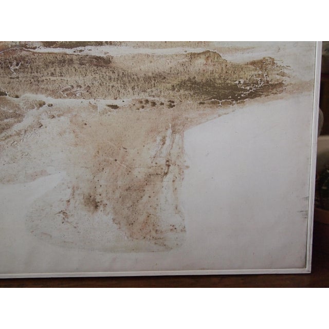 1970 Abstract Oil Painting by Alan Goldstein, Framed | Chairish