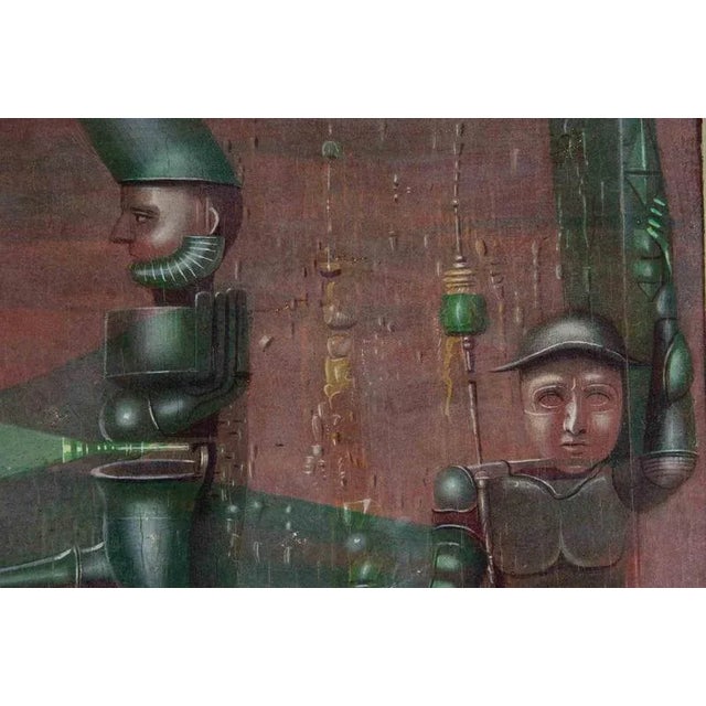 Franz Bayer, Story of the Soldier, 1975, Oil | Chairish