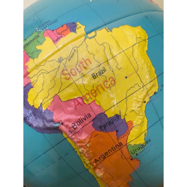 Vintage Replogle Traveler World Globe, Circa 1980s | Chairish