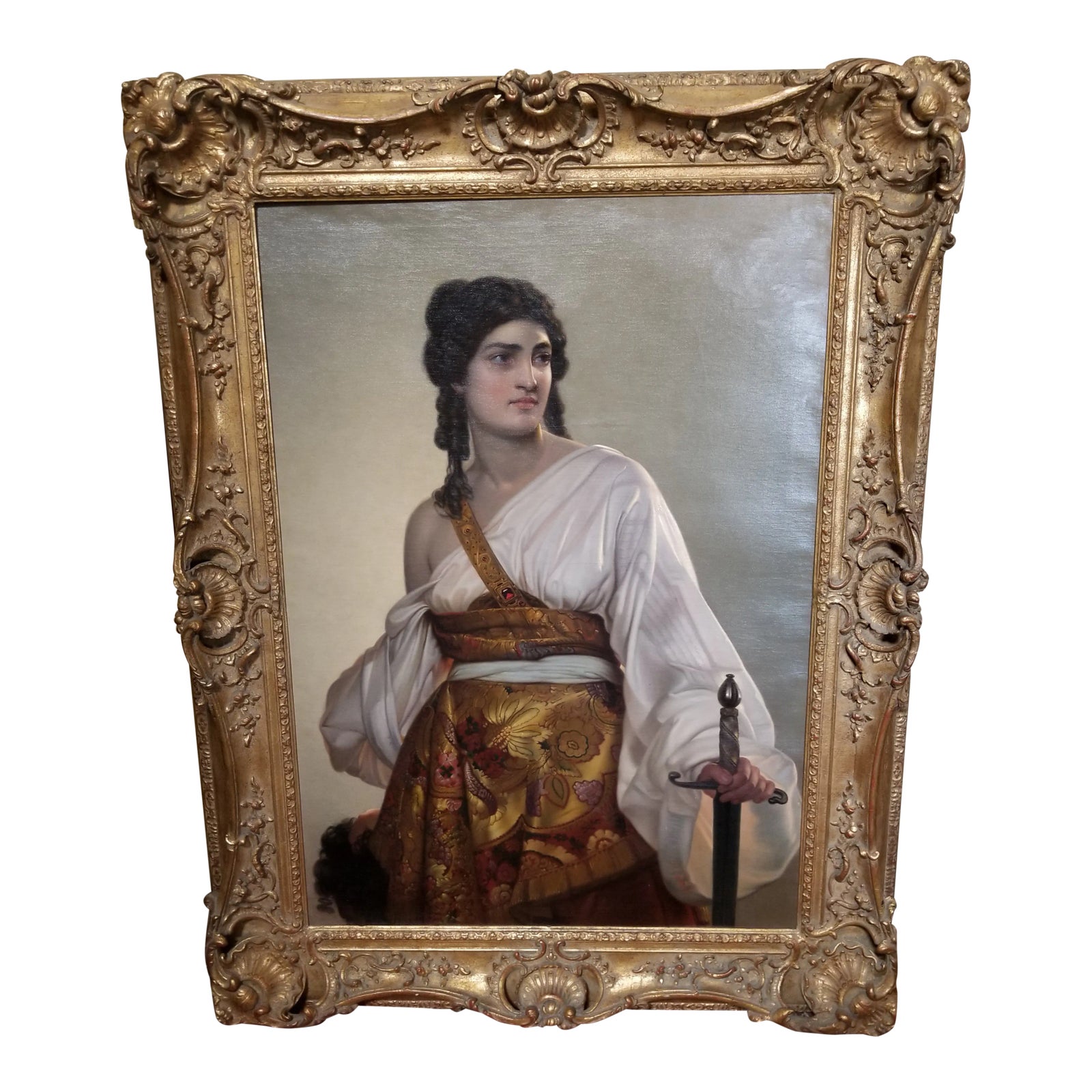 August Heinrich Riedel "Judith" Painting | Chairish